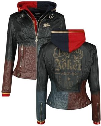 Suicide Squad Harley Quinn - Daddys Lil Monster Femme Veste en cuir multicolore XXL
