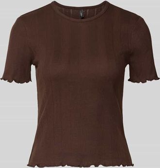Only Slim Fit T-Shirt aus Baumwoll-Mix Modell TENNA