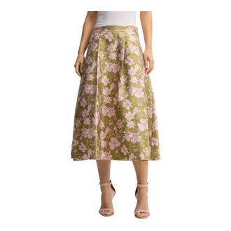 Joop Rock mit Falten und Blumenprint - - Skirts - Damen - Mehrfarbig - L