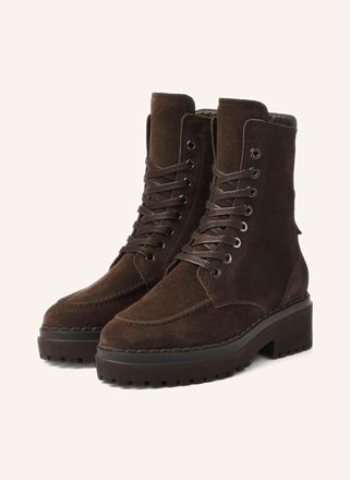 Nubikk Nubikk Schn&uuml;rstiefel Fae Bobbi Fur braun
