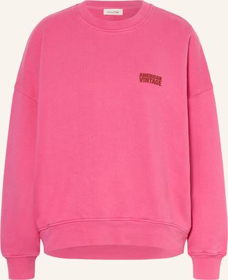 American Vintage American Vintage Sweatshirt Plizzy pink
