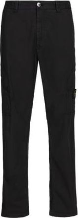 Stone Island Pantalon cargo uni en coton m&eacute;lang&eacute;