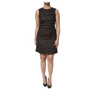 Dolce & Gabbana Bunte Tweed Minikleid - - Dresses - Damen - Mehrfarbig - XS