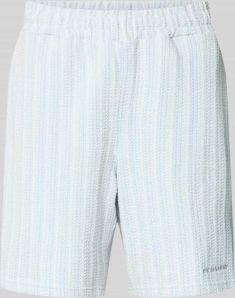 Pegador Straight Fit Shorts mit Strukturmuster Modell Forno