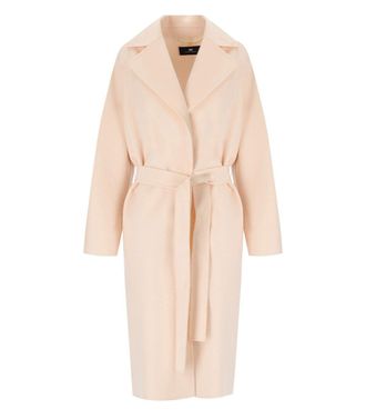 Elisabetta Franchi MANTEAU AVEC CEINTURE BEURRE ELISABETTA FRANCHI