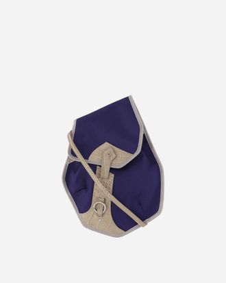 Kiko Kostadinov Solva Pouch Navy Blue / Green Khaki