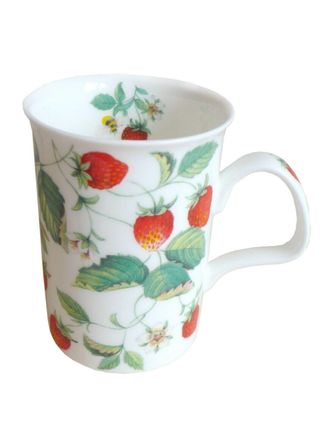 Roy Kirkham Set von 6 Tassen porzellanen Alpine Strawberry