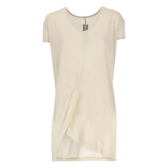 Rick Owens Femme, Tops, Beige, Taille: 40 FR Temple Hiked T
