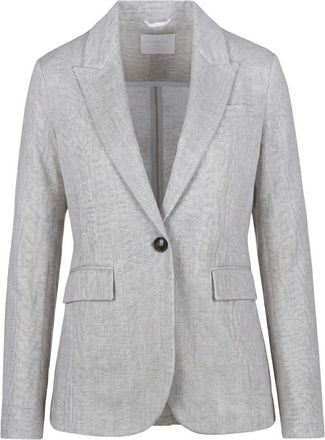Circolo 1901 Femme, Vestes, Beige, Taille: 38 FR Veste &agrave; chevrons crois&eacute;e