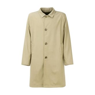Cruna Homme, Manteaux, Beige, Taille: XL Reversible Caban Glencoe