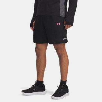 Under Armour Tech Utility Shorts für Herren (21 cm) Schwarz / Super Rosa XL