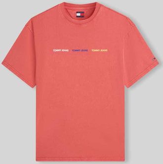 Tommy Jeans Relaxed Fit T-Shirt aus reiner Baumwolle