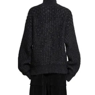 Jil Sander Alpaca-Mohair Blend Cardigan - Black