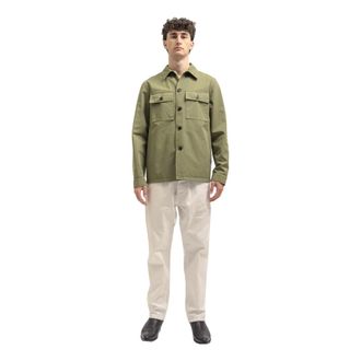 Department Five Wilde Hemdjacke - - Shirts - Herren - Gr&uuml;n - L
