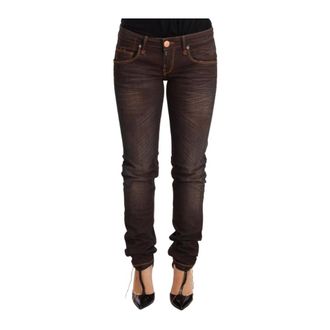 Acht Low Waist Skinny Denim - - Jeans - Damen - Braun - W26