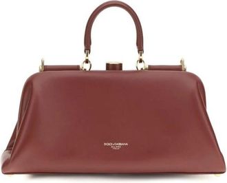 Dolce & Gabbana Arzttasche aus Kalbsleder - - Bags - Damen - Rot - ONE SIZE