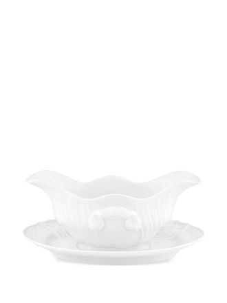 Ginori 1735 sac cabas &agrave; anse emboss&eacute;e (14,2 cm) - Blanc
