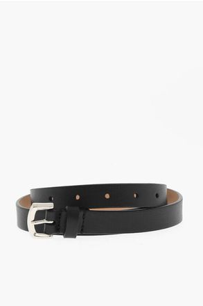 Dsquared2 Leather Belt in Solid Color 20mm size 80