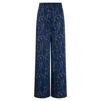 Marc Cain Waukee High-Waist Hose - - Trousers - Damen - Blau - S