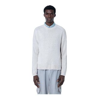 Our Legacy Seidenstrick Crewneck Pullover - - Knitwear - Herren - Beige - XL