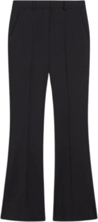Sportmax Femme, Pantalons, Noir, Taille: 42 FR Febe Slim Flared Pantalons