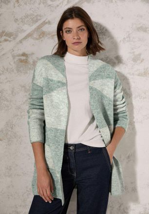 Cecil Cardigan im angenehmen Materialmix