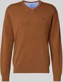 Fynch-Hatton Strickpullover mit Logo-Detail