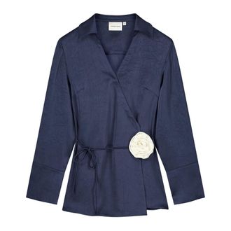 Fab By Fabienne Chapot Fabienne Chapot, Femme, Blouses et Chemises, Bleu, Taille: 44 FR Blouse Emma
