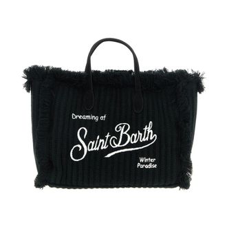 MC2 Saint Barth Femme, Sacs, Noir, Taille: ONE Size Colette Wool Rib Bag