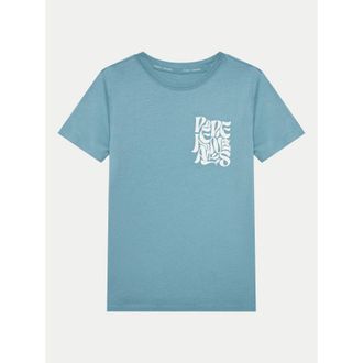 Pepe Jeans London T-Shirt Raidan PB503847 Blau Regular Fit