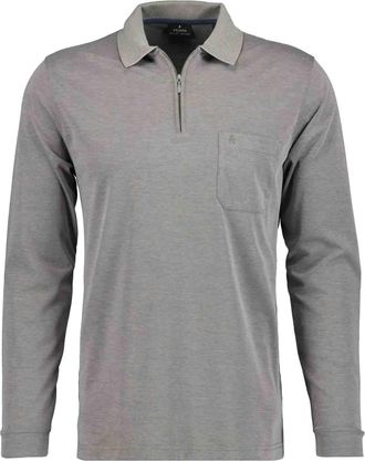Ragman Ragman Langarm Poloshirt Softknit 3XL, Silbergrau-023 3XL Silbergrau-023