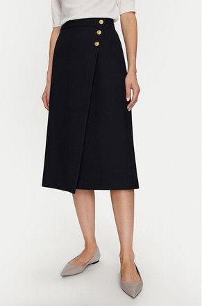 Tommy Hilfiger Trapezförmiger Rock WW0WW41601 Dunkelblau Regular Fit