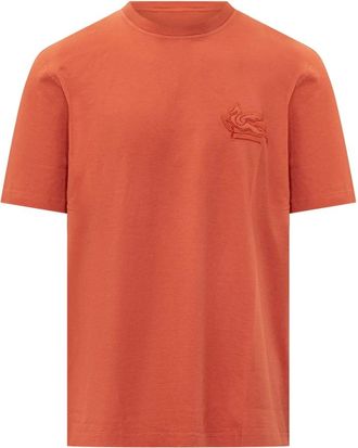 Etro Homme, Tops, Rouge, Taille: XL T-Shirt Roma