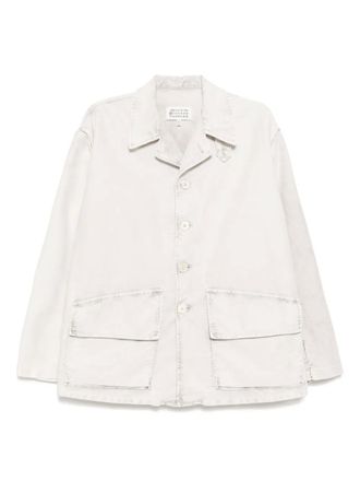 Maison Margiela surchemise en coton - Tons neutres