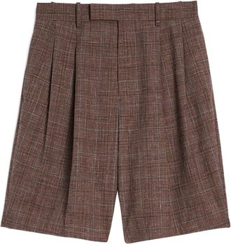 Jil Sander Shorts mit G&uuml;rtelschlaufen - Braun