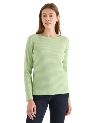 Cecil Damen Gestreiftes Langarmshirt