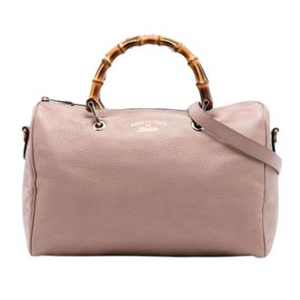Gucci Pre-owned Vintage Bamboo Satchel - Femme - Pre-owned - Brun - Taille: ONE Size