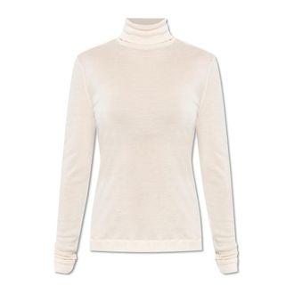 Hanro Seiden Turtleneck - - Knitwear - Damen - Beige - XS