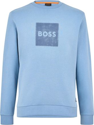 HUGO BOSS Sweatshirt f&uuml;r Herren, Rundhalsausschnitt (Pastellblau)
