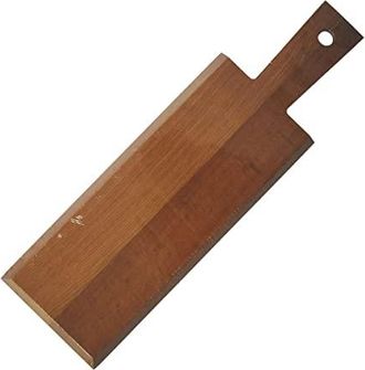 Fackelmann Fackelmann 521779 Brett mit abgeschrägten Kanten, Holz, braun, 39 x 12 x 1,1 cm