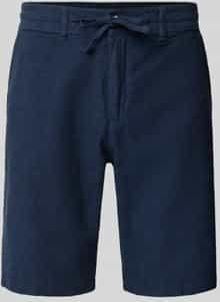 Lindbergh Bermudas aus Leinen-Mix mit franz&ouml;sischen Eingrifftaschen