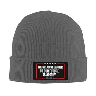 Generic Le Plus Grand Danger Qui Nous Menace Est LApathie. Unisex Bonnet De Trawler Classique Bonnets Tricot&eacute; Coupe-Vent Bonnets Hiver pour Cyclisme Ski Cours