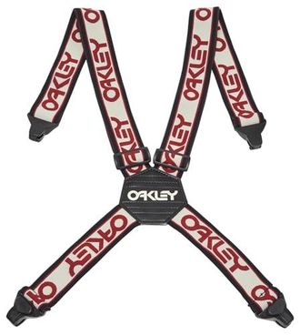 Oakley Bretelles Factory pour homme, Blanc arctique/rouge fer, taille unique