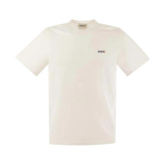 Autry Embroidered Logo Tee - - Tops - Herren - Wei&szlig; - L