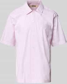 Woodbird Regular Fit Freizeithemd mit Brusttasche und Label-Detail