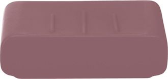 Kleine Wolke Cubic Seifenschale, Steinzeug, Beere, Ma&szlig;e ca. 8,5 x 11,1 x 2,9 cm