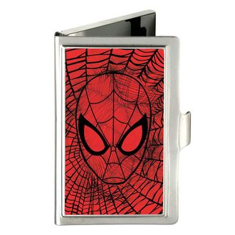 Buckle Down Buckle Down Herren Business Card Holder-Spider-Man Geldbörse, Mehrfarbig, 9.4 cm x 6.3 cm