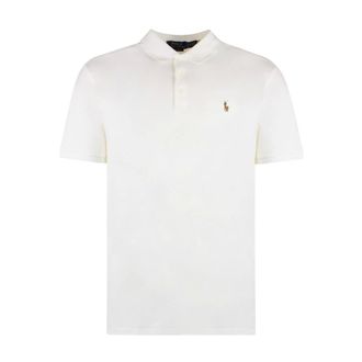 Polo Ralph Lauren Homme, Tops, Blanc, Taille: S T-shirt en coton Pima Classic Fit