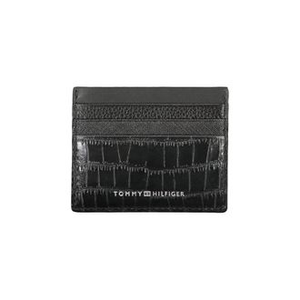 Tommy Hilfiger Leder-Geldb&ouml;rse mit Kartenhalter - - Accessories - Herren - Schwarzk - ONE SIZE