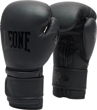 LEONE 1947 Black Edition Boxhandschuhe, Unisex-Erwachsene, Schwarz, 12 oz, GN059